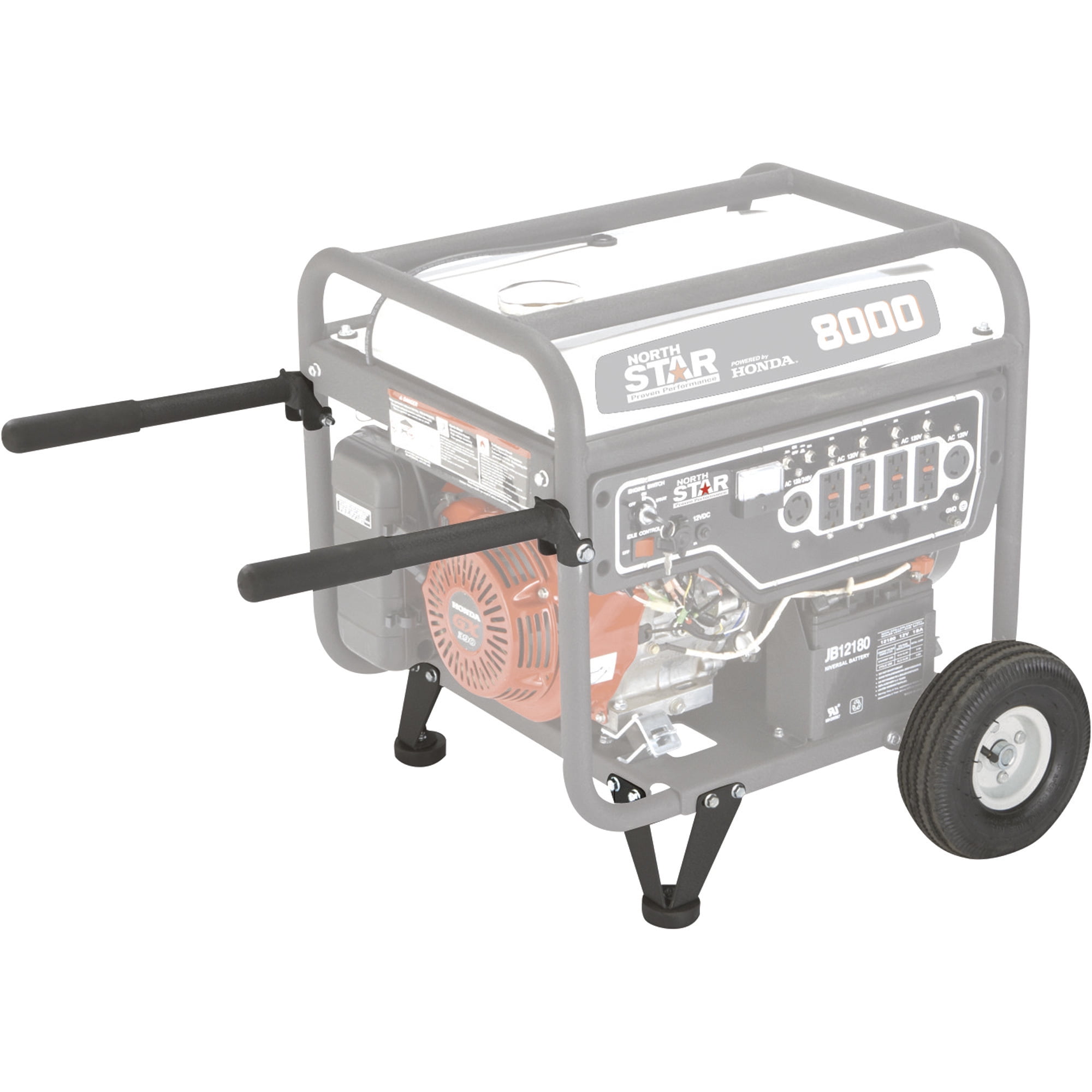 NorthStar Mobile Generator Wheel Kit, Fits 5500-8000 Watt Generators, 2 ...