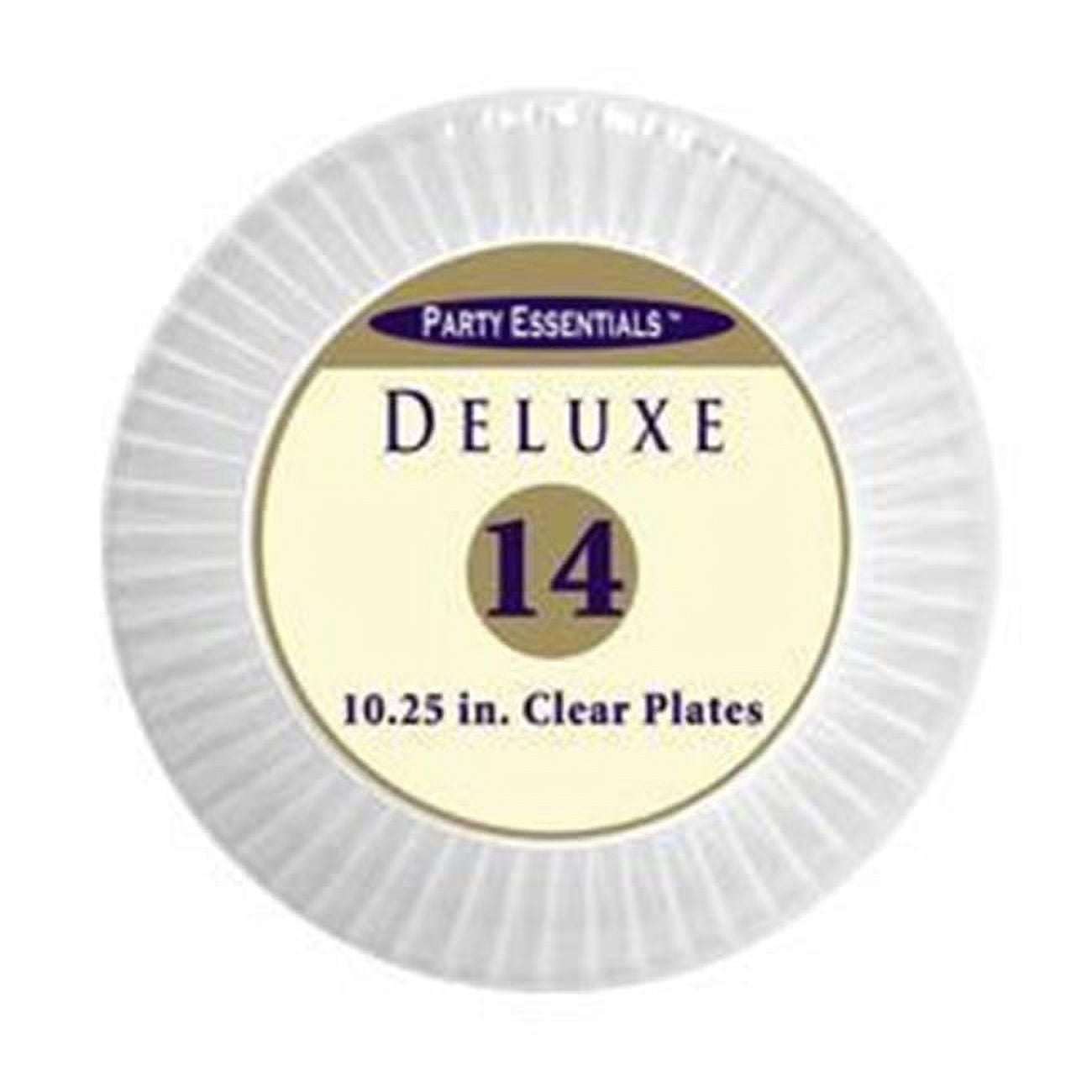 NorthWest Enterprises 54364 10.25 in. Deluxe Plate -Clear, 12 per Case ...