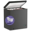 Newair 7 Cu. Ft. Mini Deep Chest Freezer and Refrigerator in Military ...