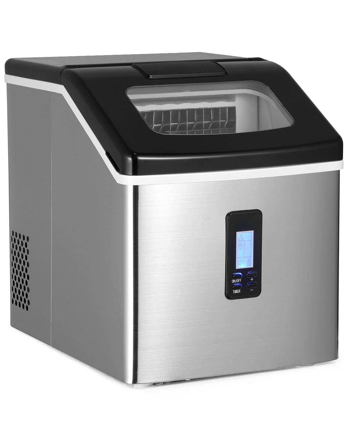 Northair Portable Countertop Ice Maker, Chewable Ice, 40lbs/Day, 24pcs ...