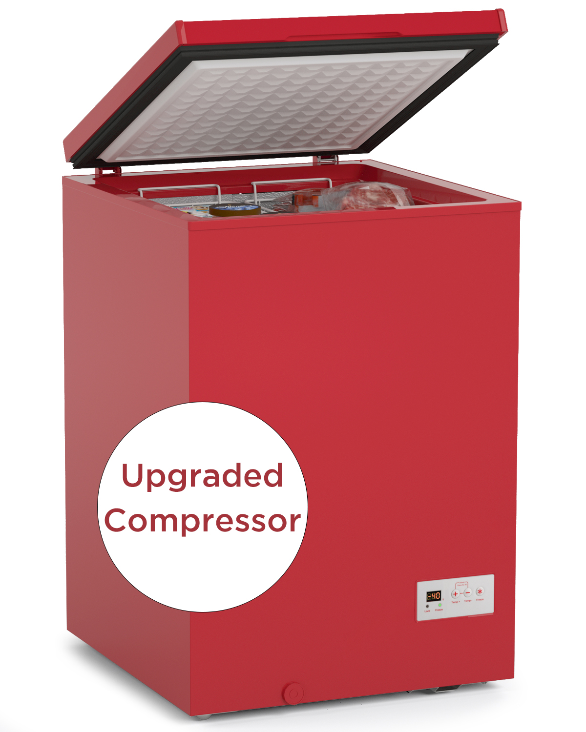 KoolMore 40 in. Display Ice Cream Freezer - 9 Cu. ft. - Walmart.com