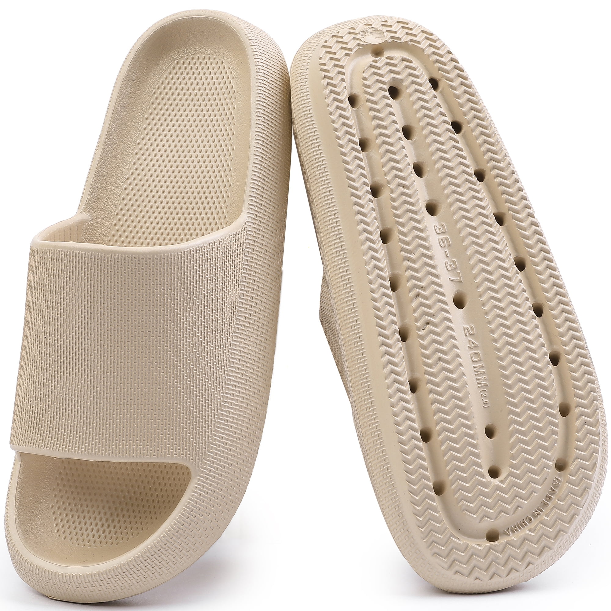 Northblanc Pillow Slippers for Women Men Non Slip Quick Drying Shower ...