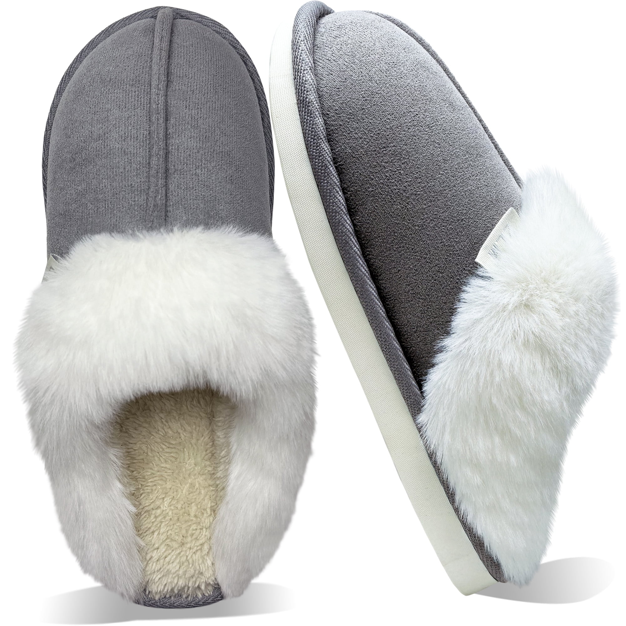 Northblanc Slippers for Women Comfortable Memory Foam Soft Fleece ...