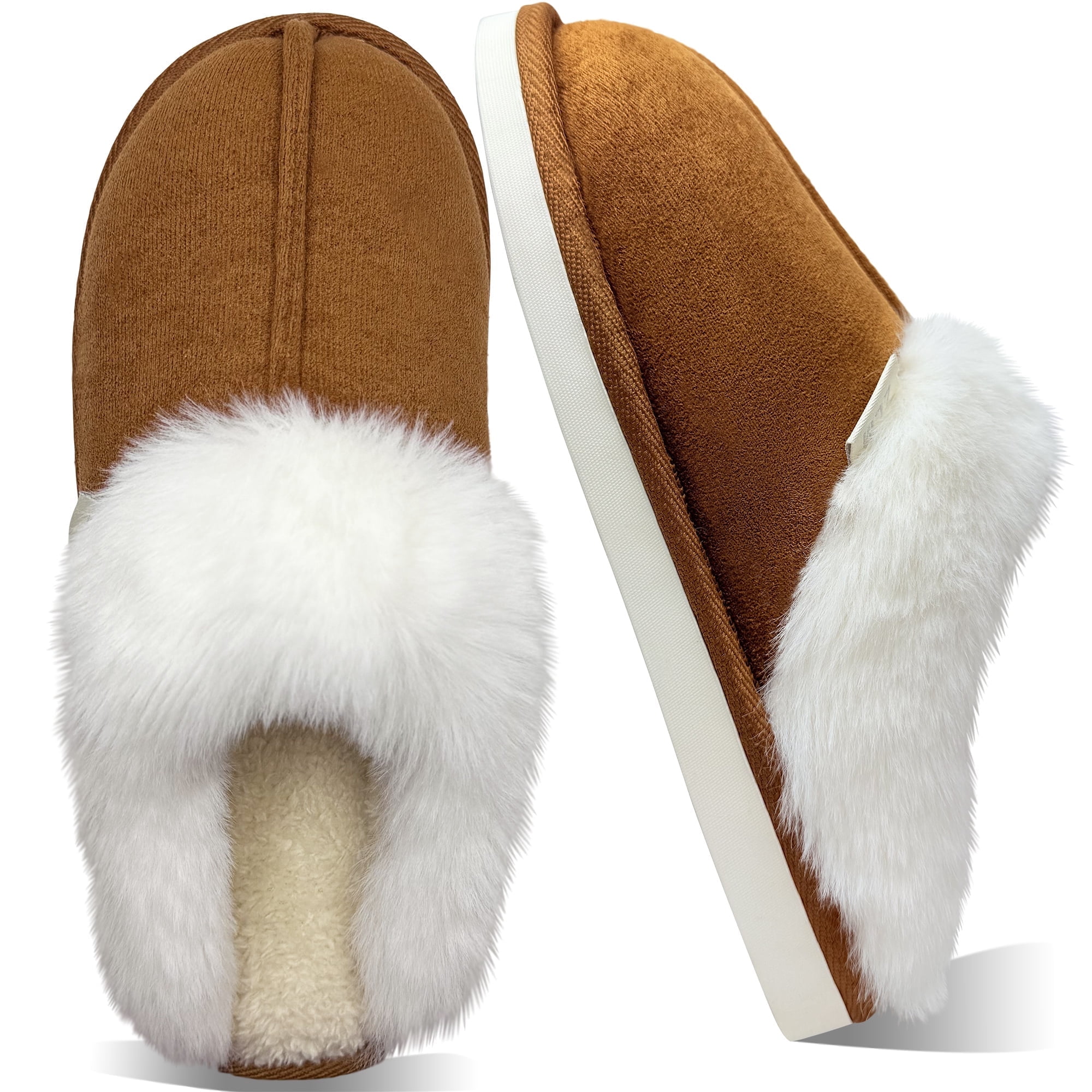 Northblanc Slippers for Women Comfortable Memory Foam Soft Fleece ...