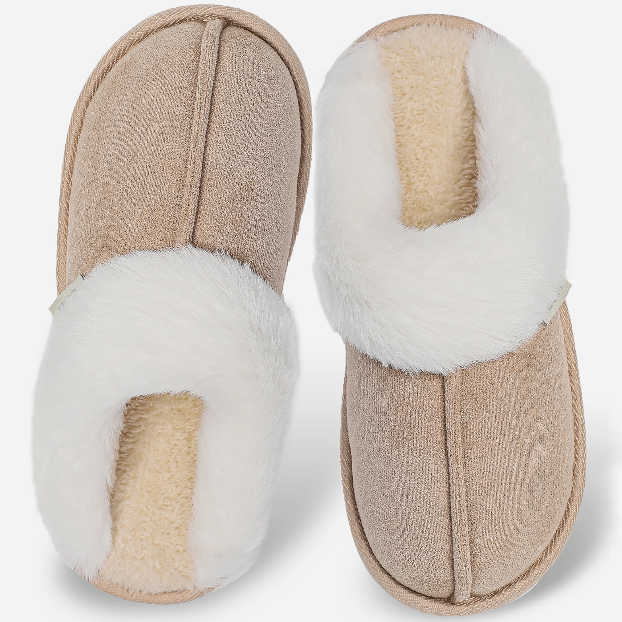 Northblanc Slippers for Women Comfortable Memory Foam Soft Fleece ...