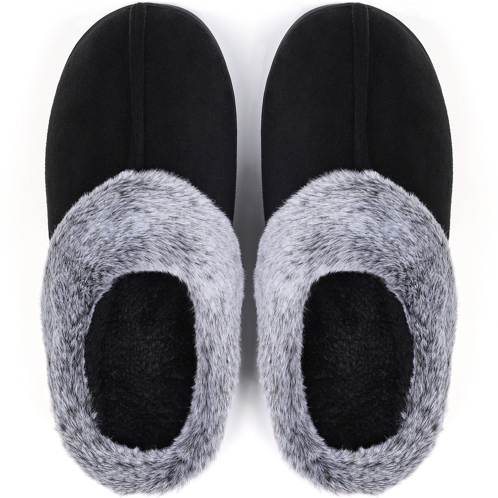 Northblanc Women's Fuzzy Memory Foam Slippers Fluffy Winter House Shoes ...