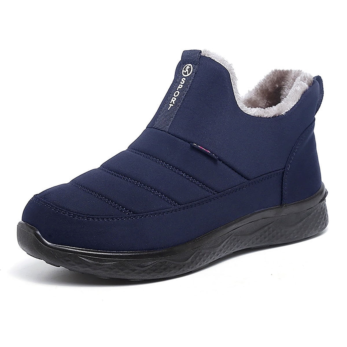 Northblanc Womens Winter Snow Boots Warm Faux Fur Waterproof Slip On ...