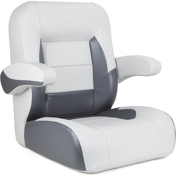 NORTHCAPTAIN Premium Low Back Reclining Boat Chair, Armrest Pontoon ...