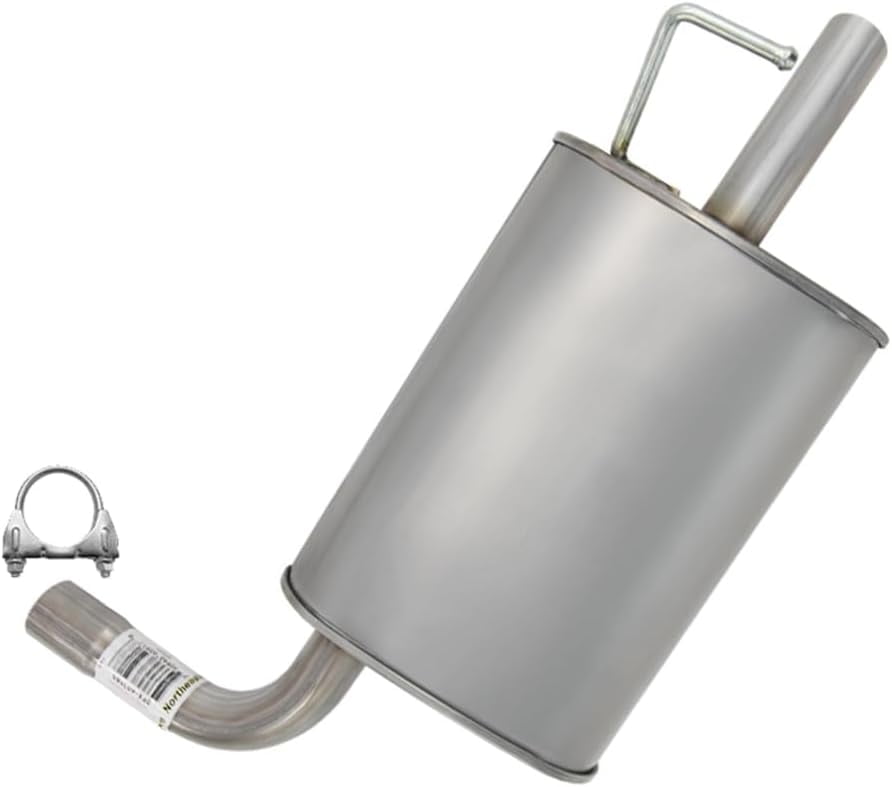 Northeastern Exhaust Stainless Steel Driver Side Muffler Fits 2013-2019 ...
