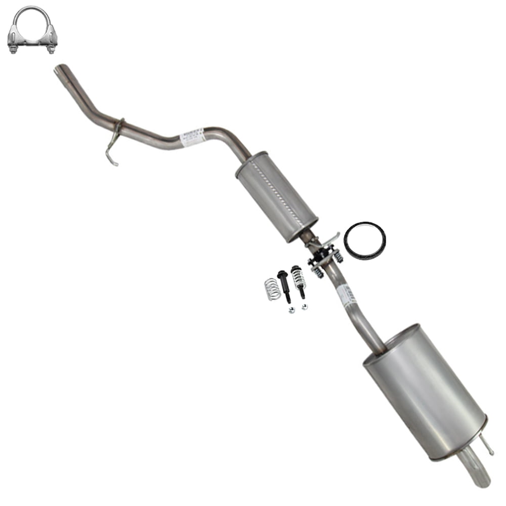 Northeastern Exhaust Stainless Steel Resonator & Muffler Exhaust Kit ...