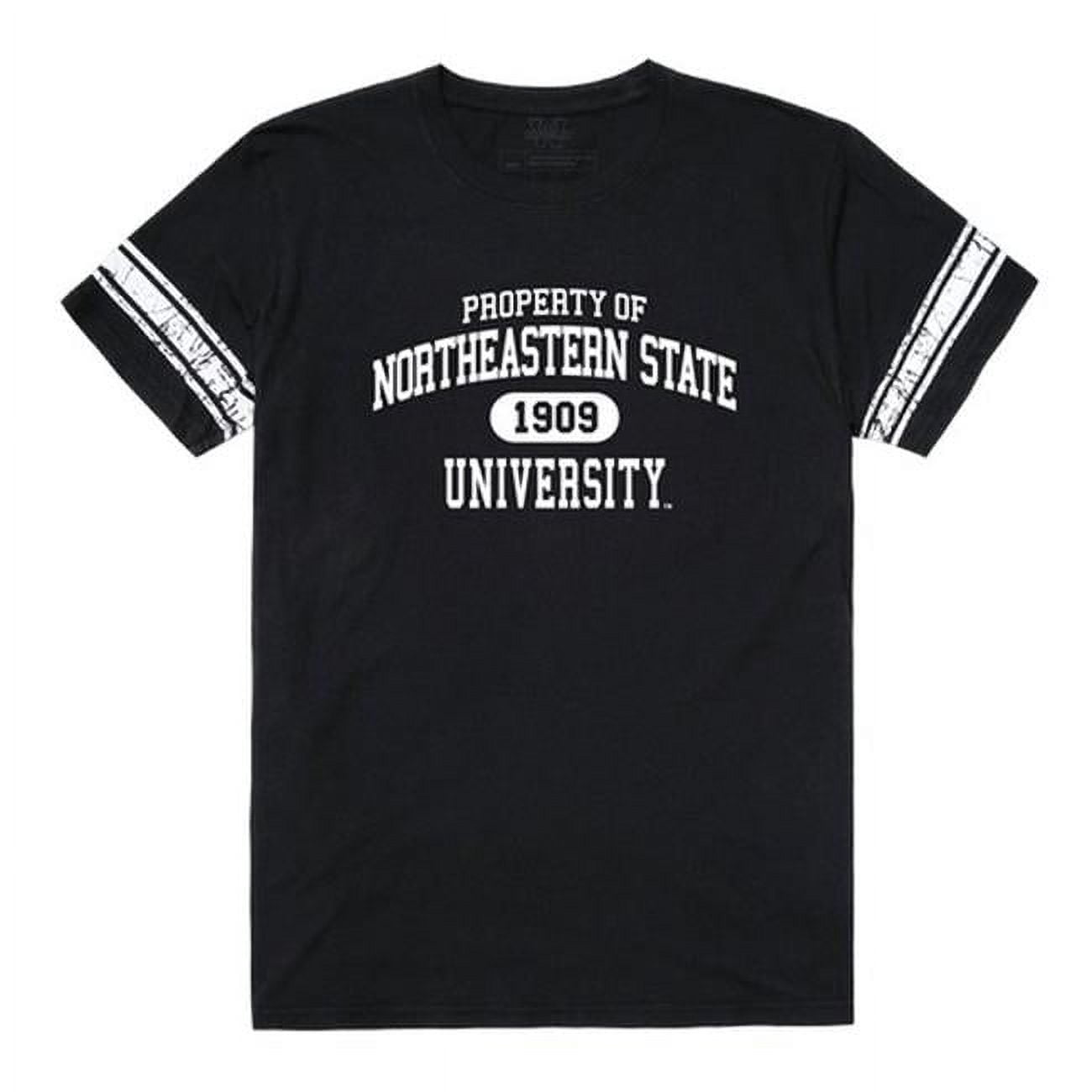 Northeastern State University Men Property T-Shirt, Black & White ...
