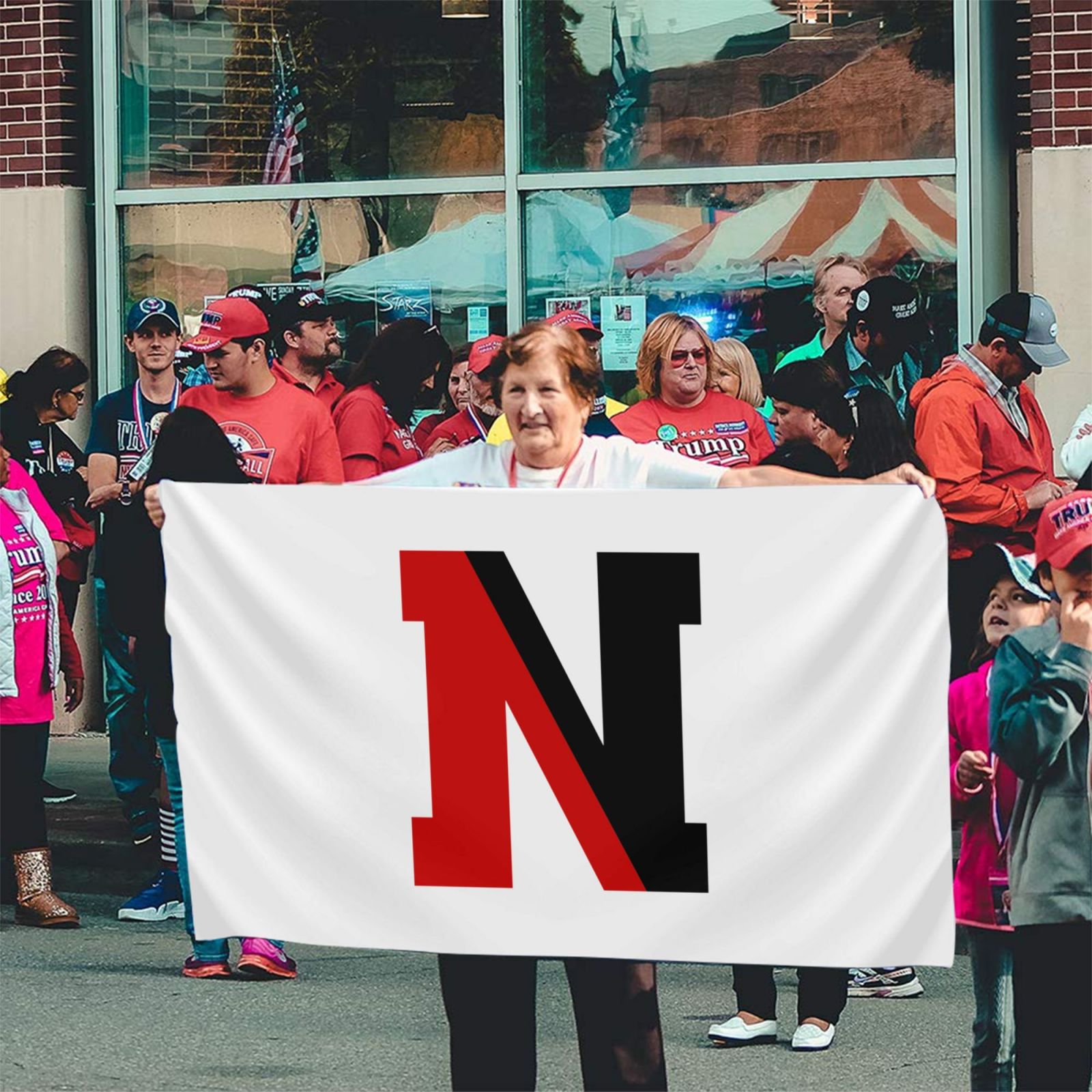 Northeastern University Logo Banner Breeze Flag Outdoor Flags Home Flag ...