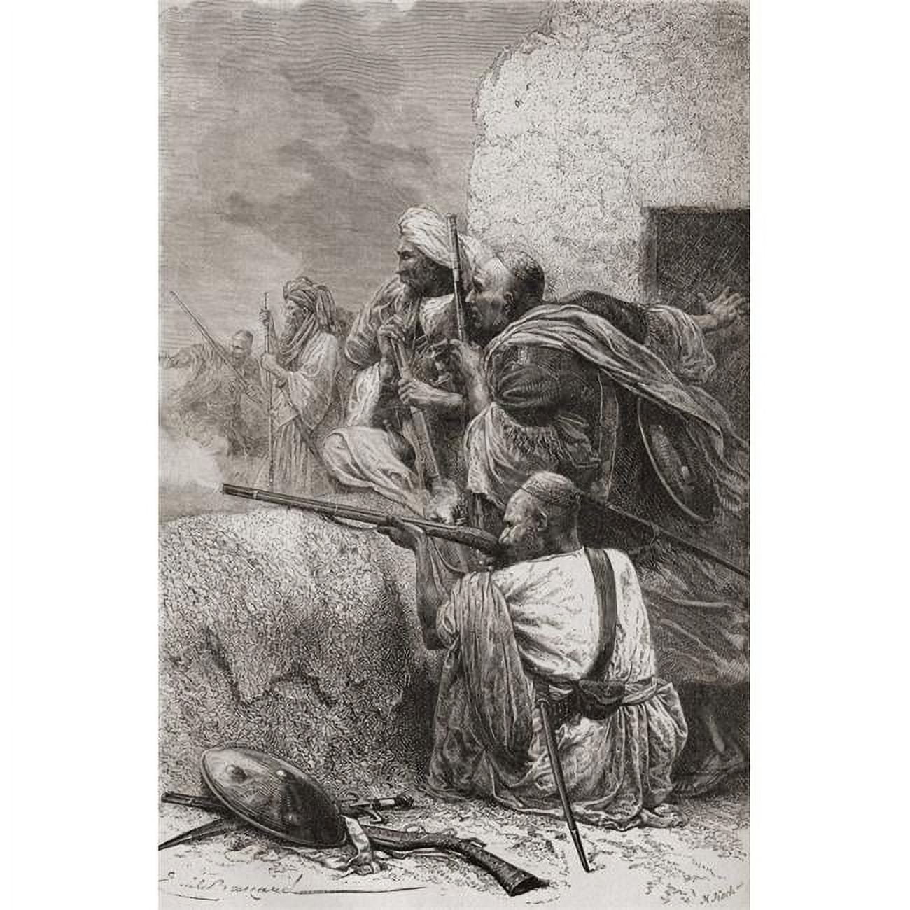 Northern Afghan Rebels Fighting The British In The Mountains of Hazara ...