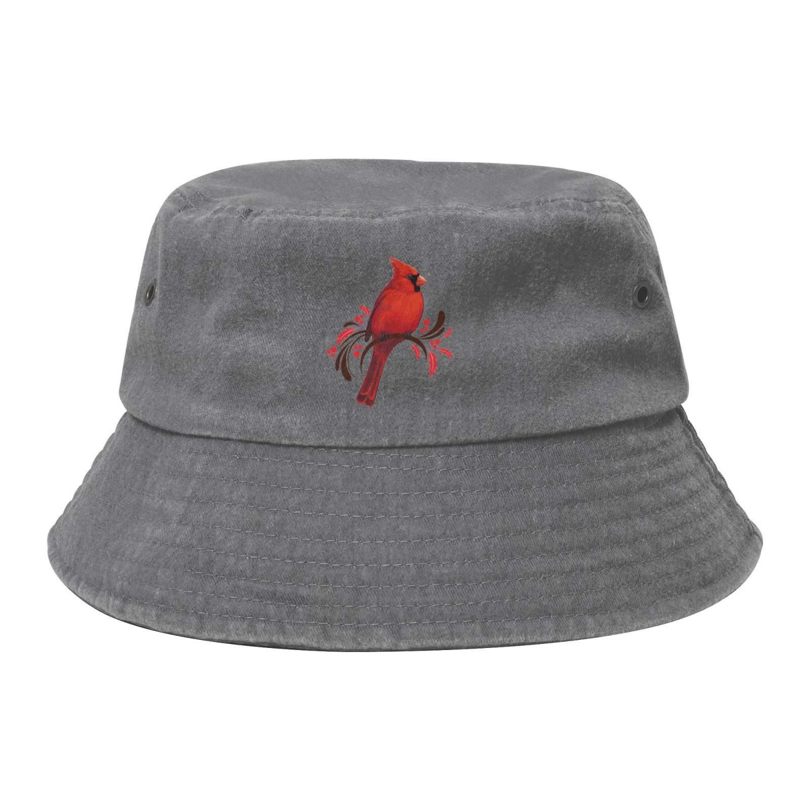 Northern Cardinal Bird Summer Bucket Hat Fishing Hat Wide Brim Sun Hat ...