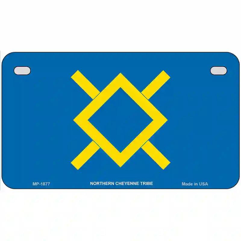 Northern Cheyenne Flag Metal Novelty License Plate 7" x 4" Motorcycle ...