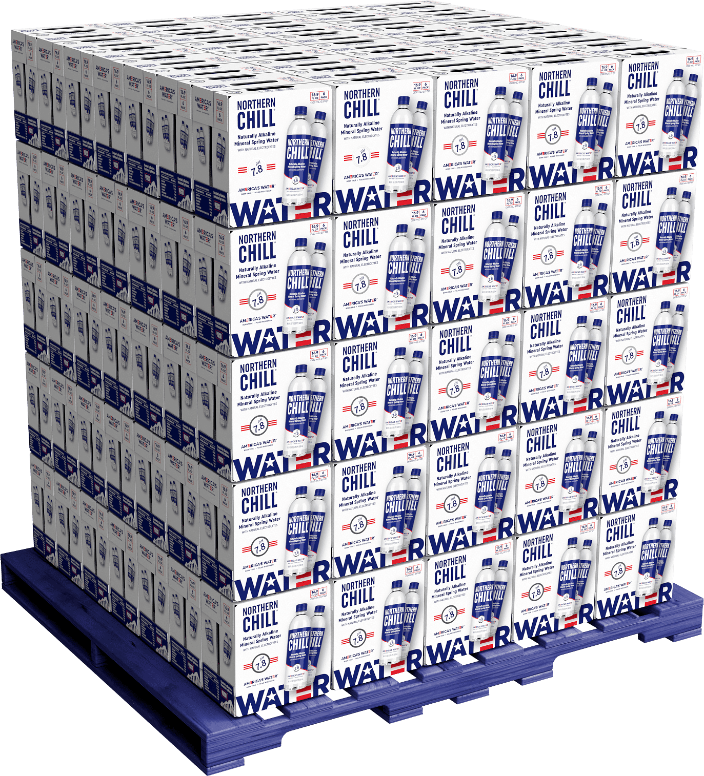 Northern Chill Pallet of (60) 20oz 24pack, Naturally Alkaline Mineral ...