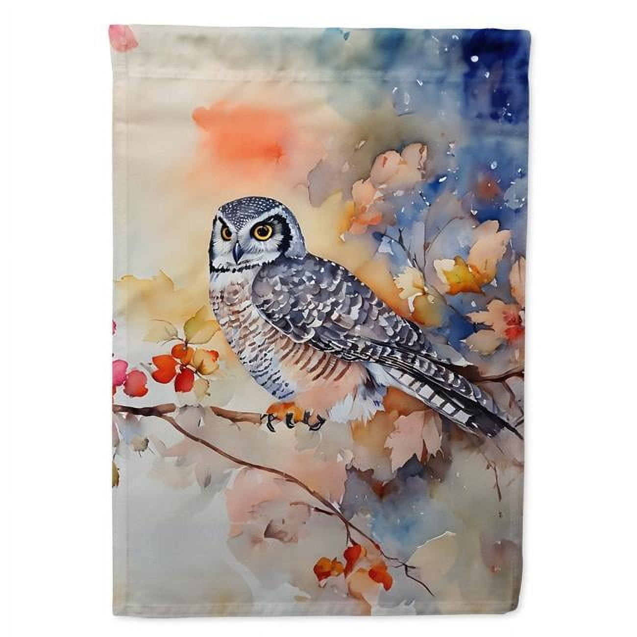 Northern Hawk Owl Garden Flag 11.25 in x 15.5 in - Walmart Business ...