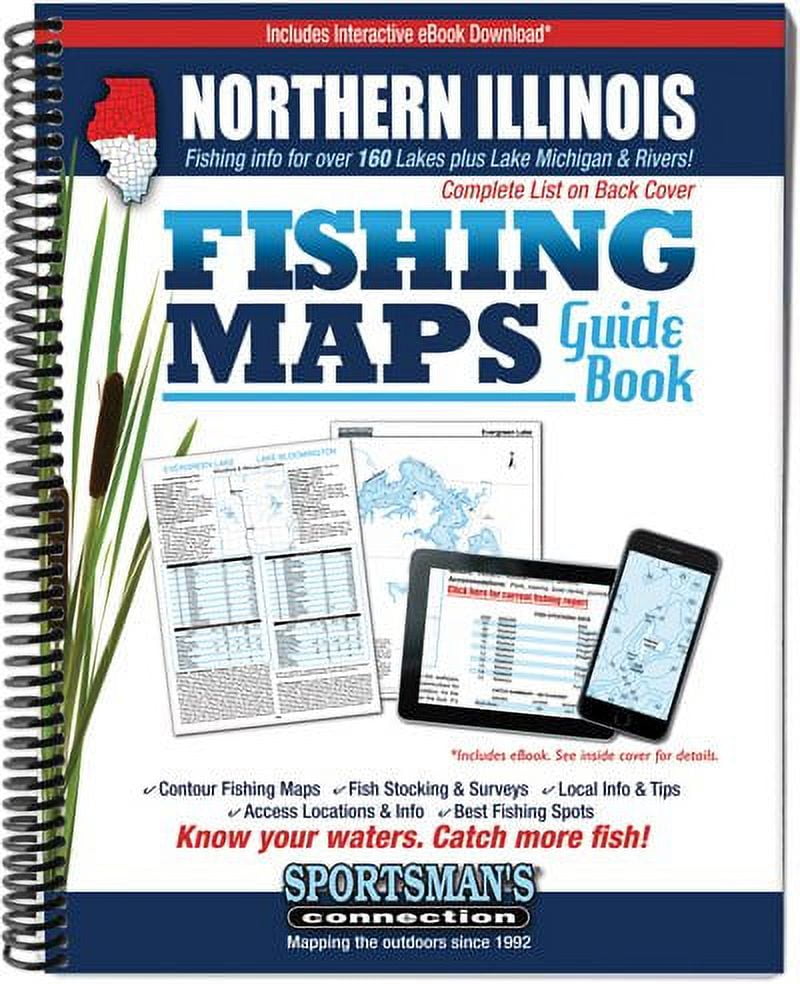 Northern Illinois Fishing Map Guide Book by Sportsman's Connection ...