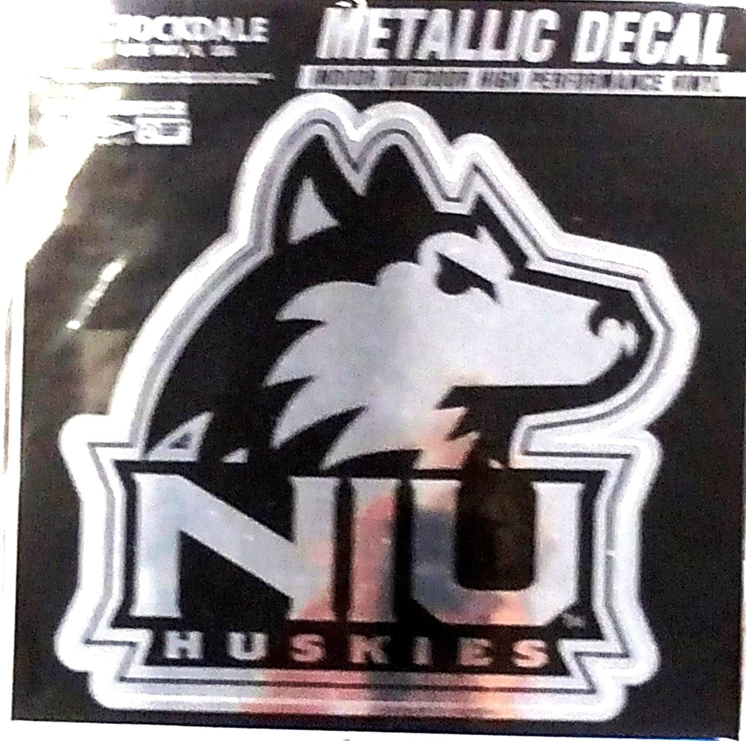 Northern Illinois University Huskies 6 Inch Decal Sticker, Metallic ...