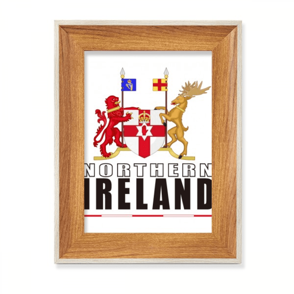 Northern Ireland Logo Map Flag Desktop Wooden Photo Frame Display ...
