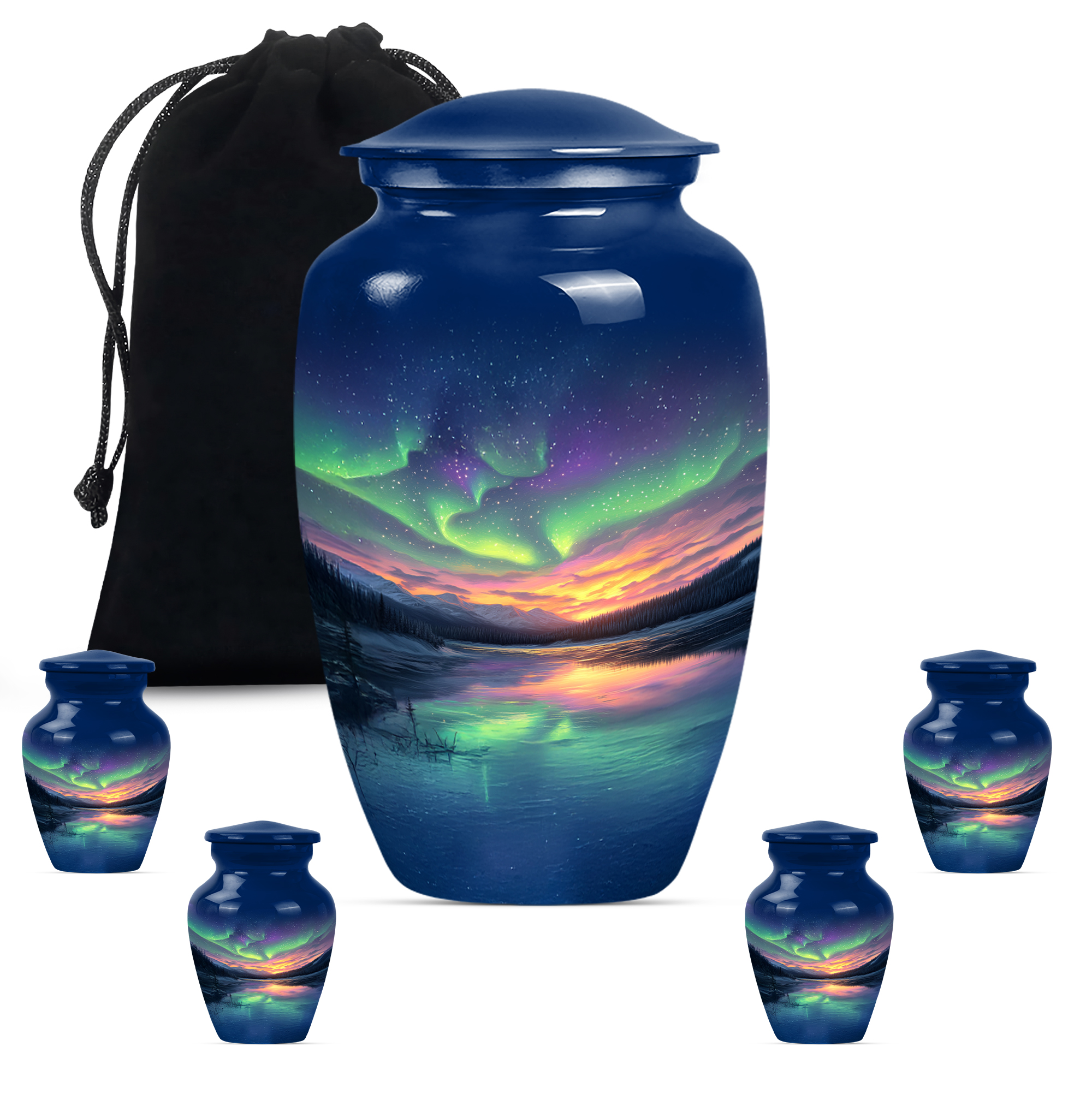 Northern Light Urn, Funeral Urns for Ashes Adult, Urn for Ashes Adult ...