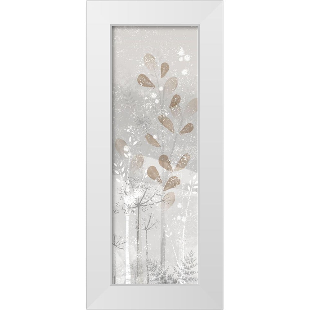 Northern Lights 7x14 White Modern Wood Framed Museum Art Print Titled ...