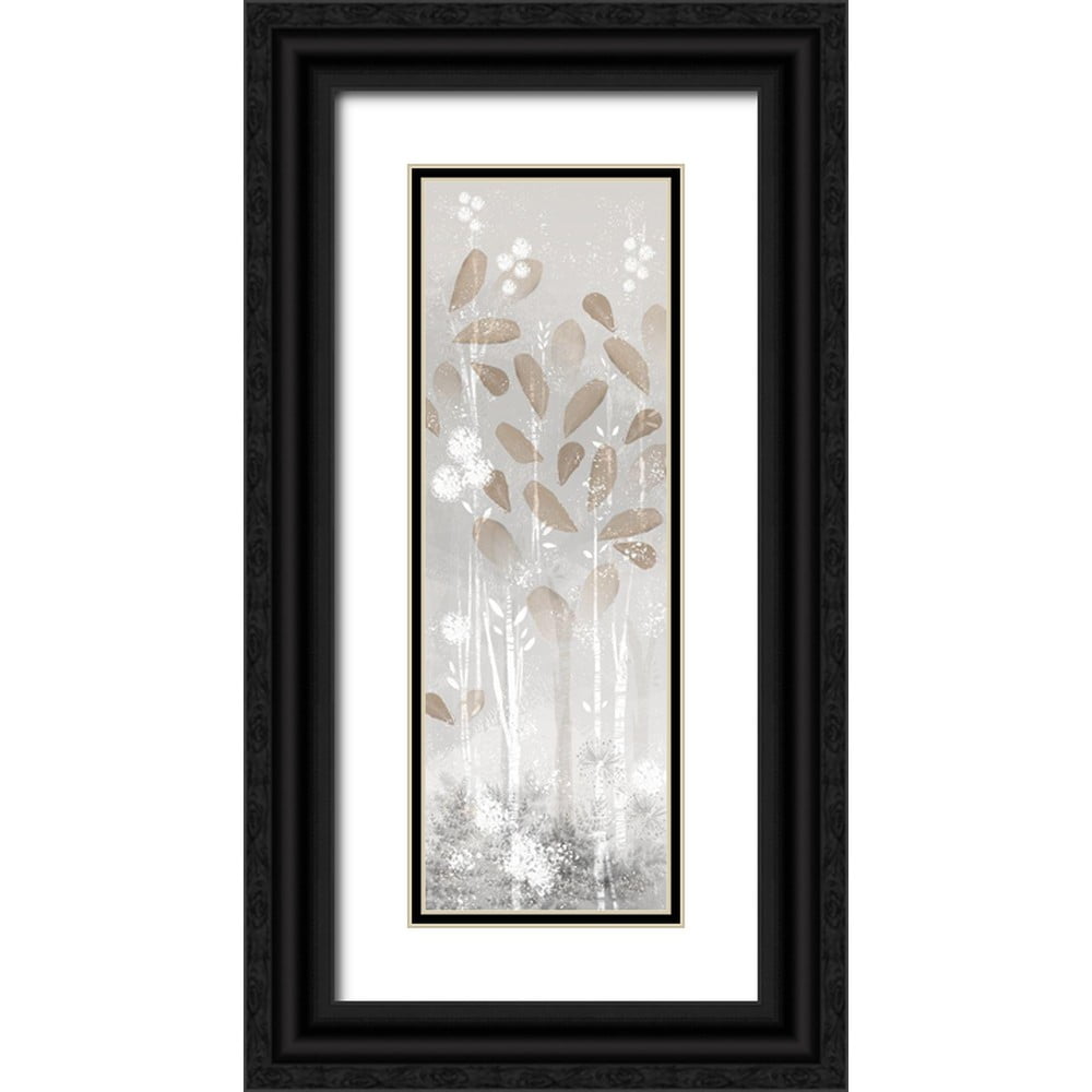 Northern Lights 9x18 Black Ornate Wood Framed with Double Matting ...