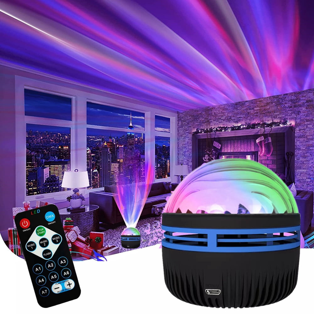 Northern Lights Galaxy Projection Lamp Aurora Star Projector Night ...