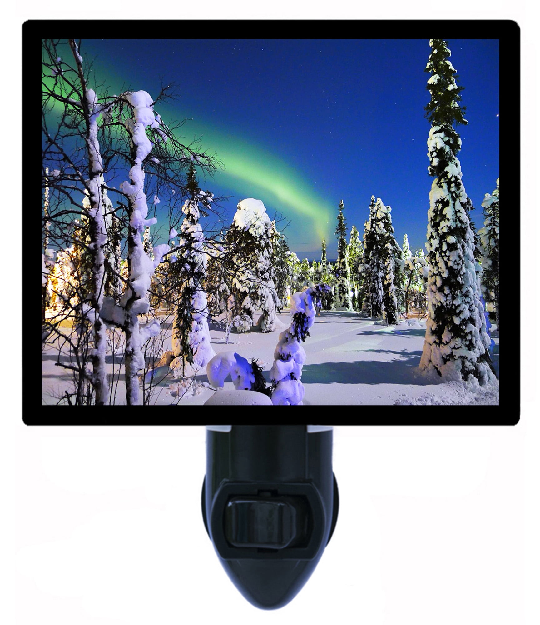 Night Light - Snowy Northern Lights. | Northern Lights Theme, Includes ...