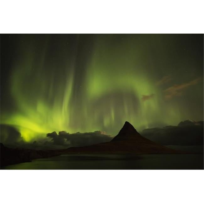 Northern Lights Over Top of Kirkjufell The Most Photographed Mountain in Iceland - Iceland ...