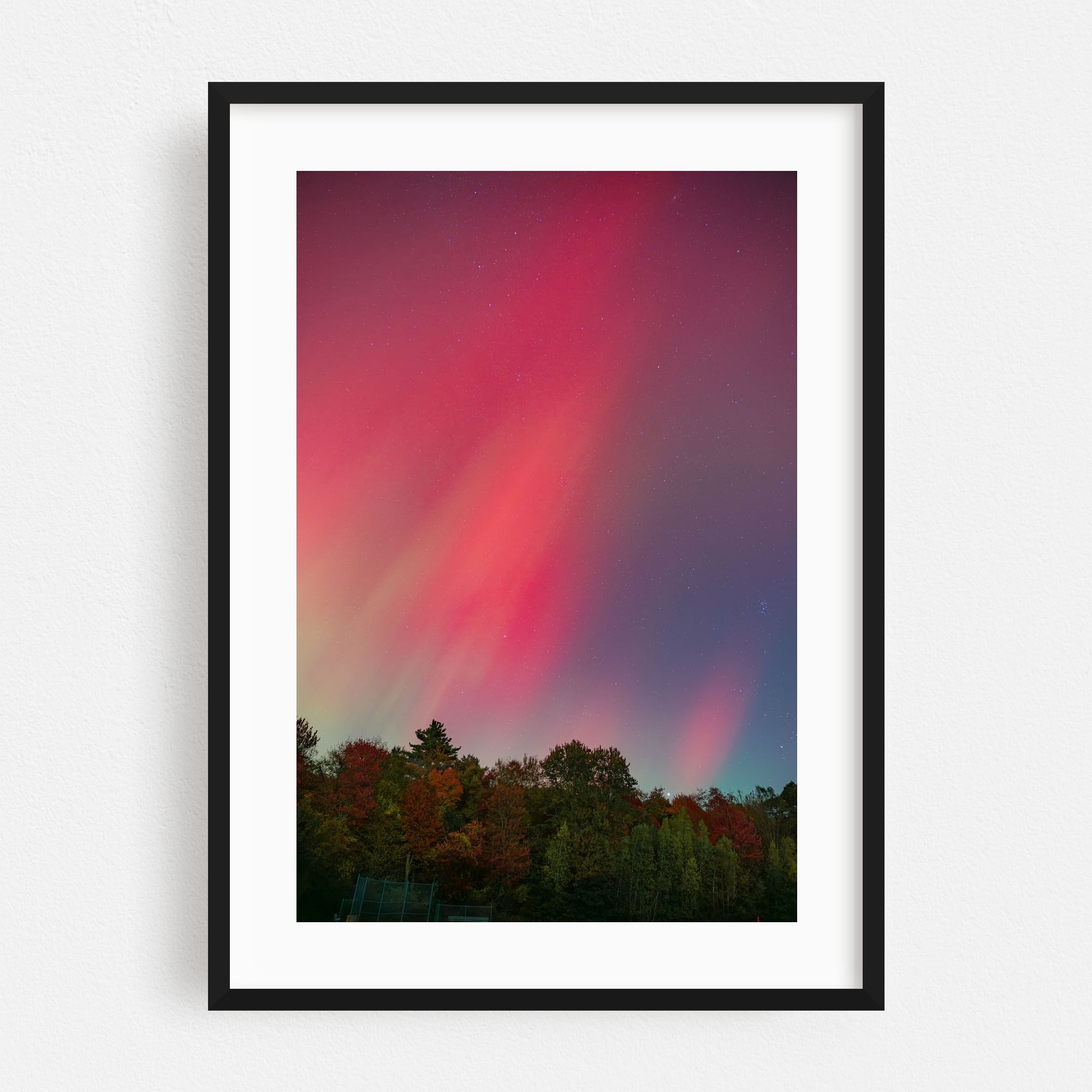 Northern Lights - Photography Black Framed Wall Art Print 20 x 30 ...