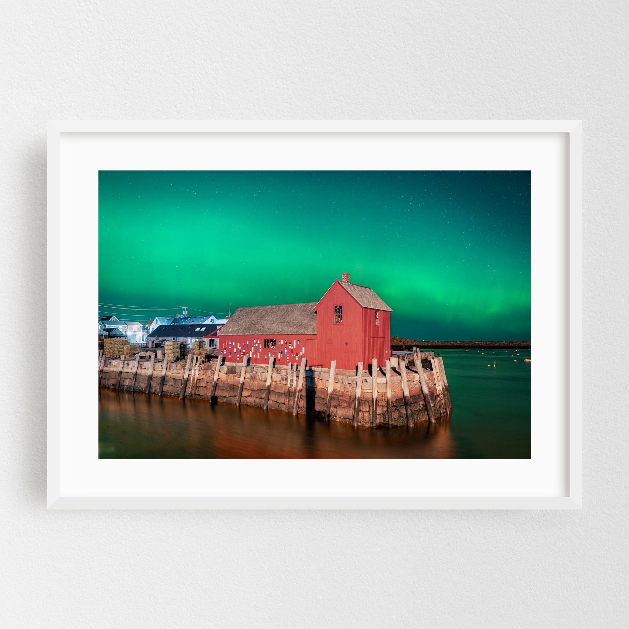 Northern Lights over Rockport - Rockport Massachusetts Photography ...
