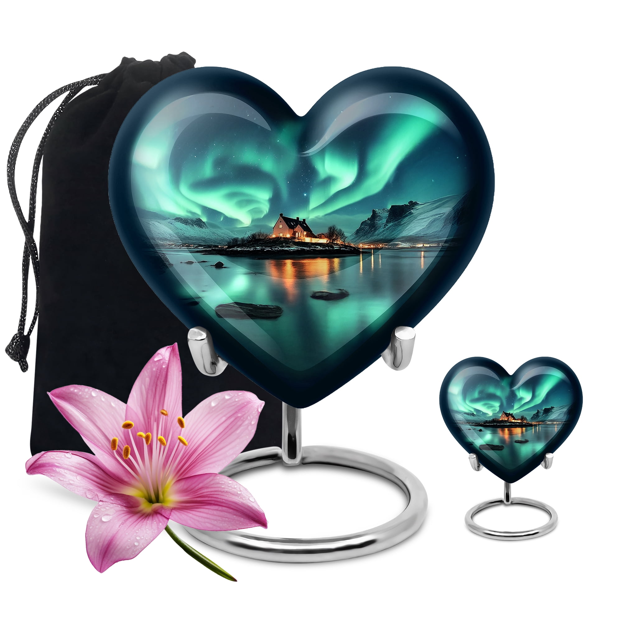 Northern Lights Urn, Decorative Urns, Unique Urns for Human Ashes, Urns ...