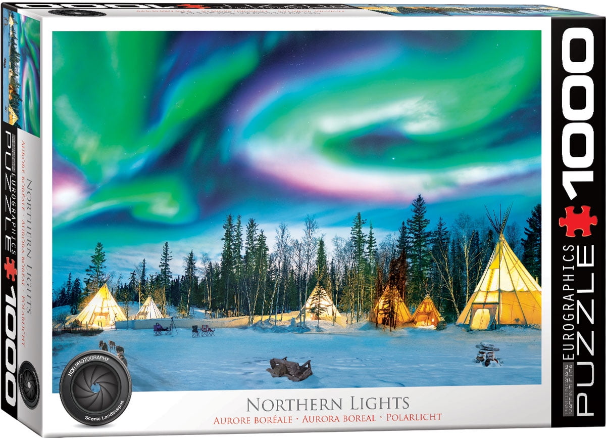 Northern Lights Yellowknife 1000-Piece Puzzle - Walmart.com