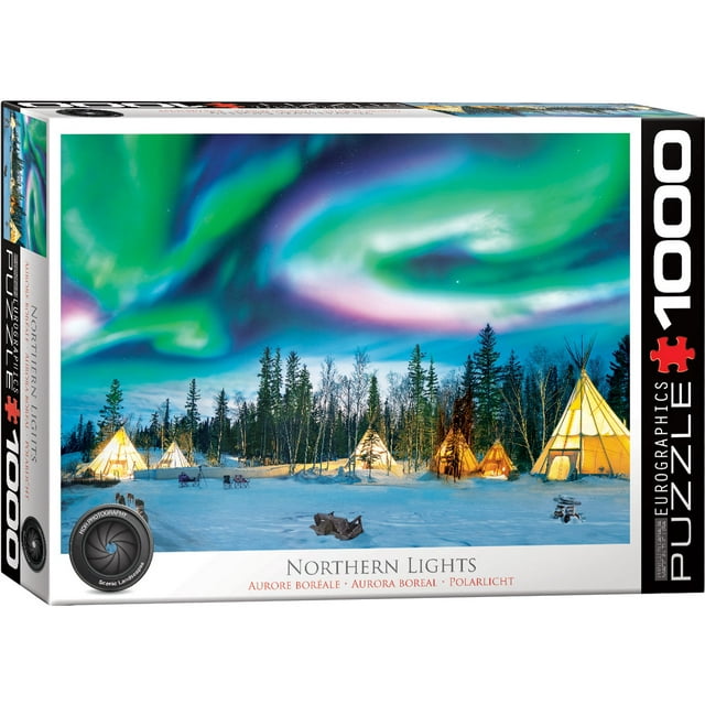 Northern Lights Yellowknife 1000-Piece Puzzle - Walmart.com