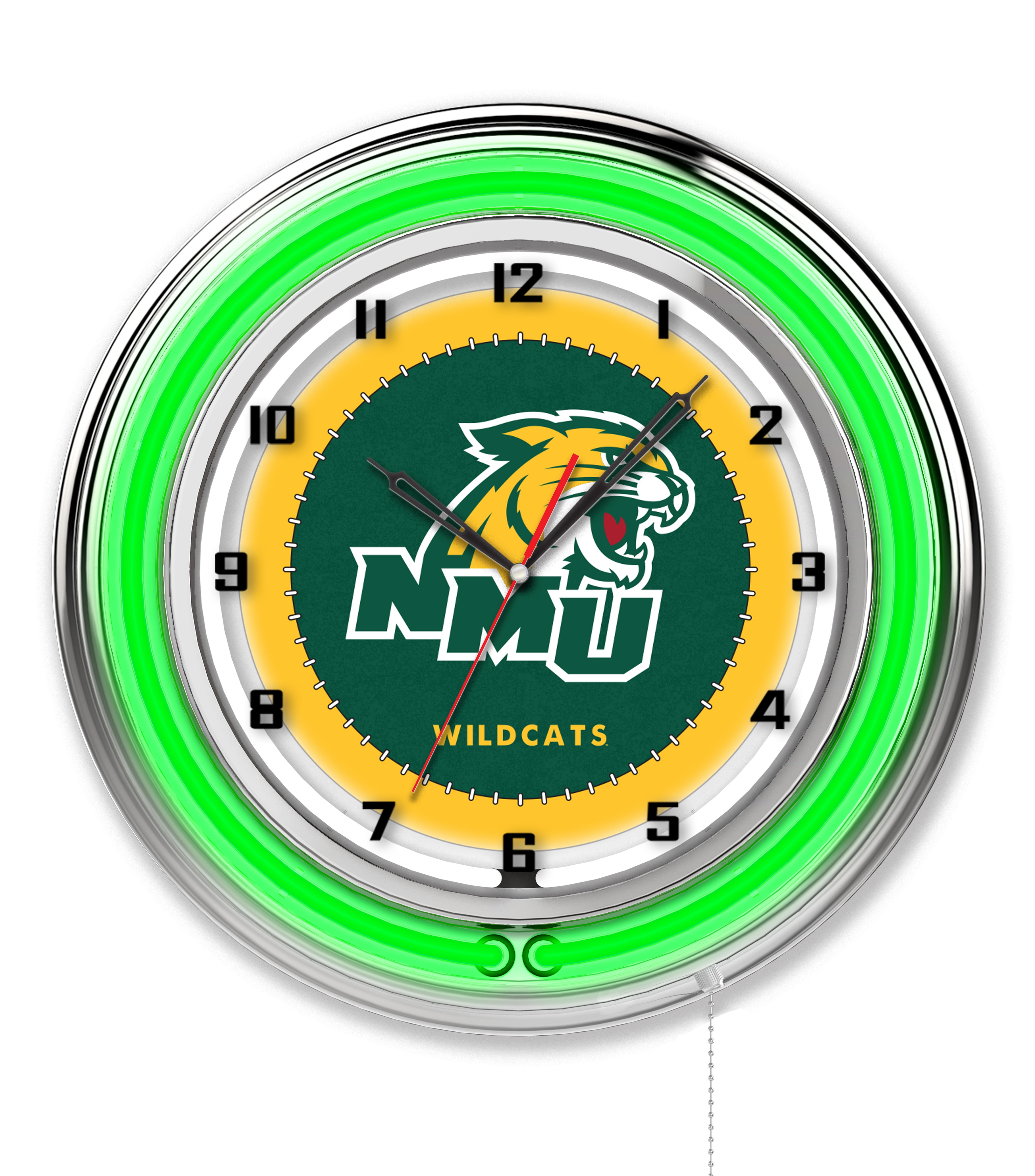 Northern Michigan University 19" Double Neon Wall Clock - Walmart.com