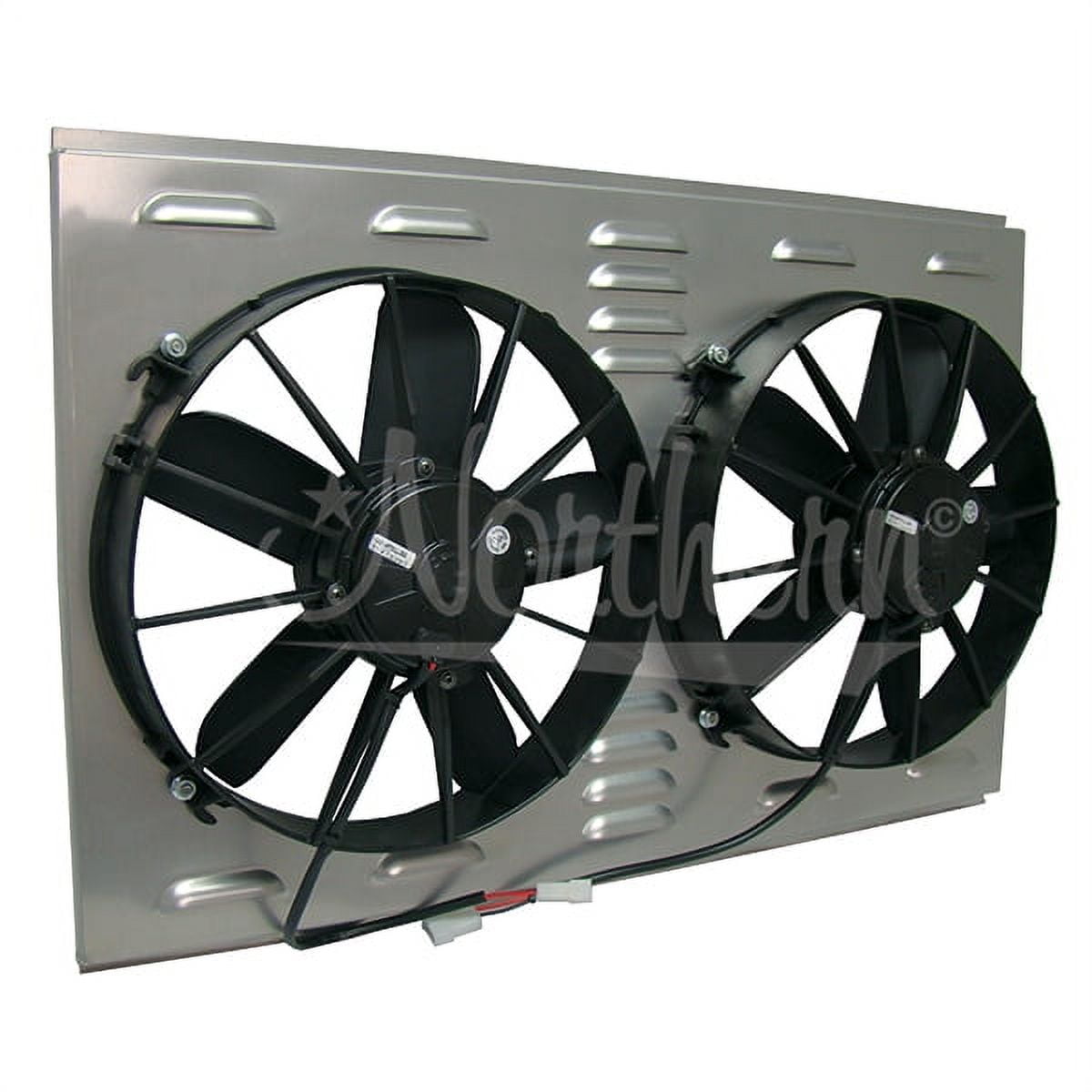 Northern Radiator Dual 12 Inch Electric Fan - Walmart.com
