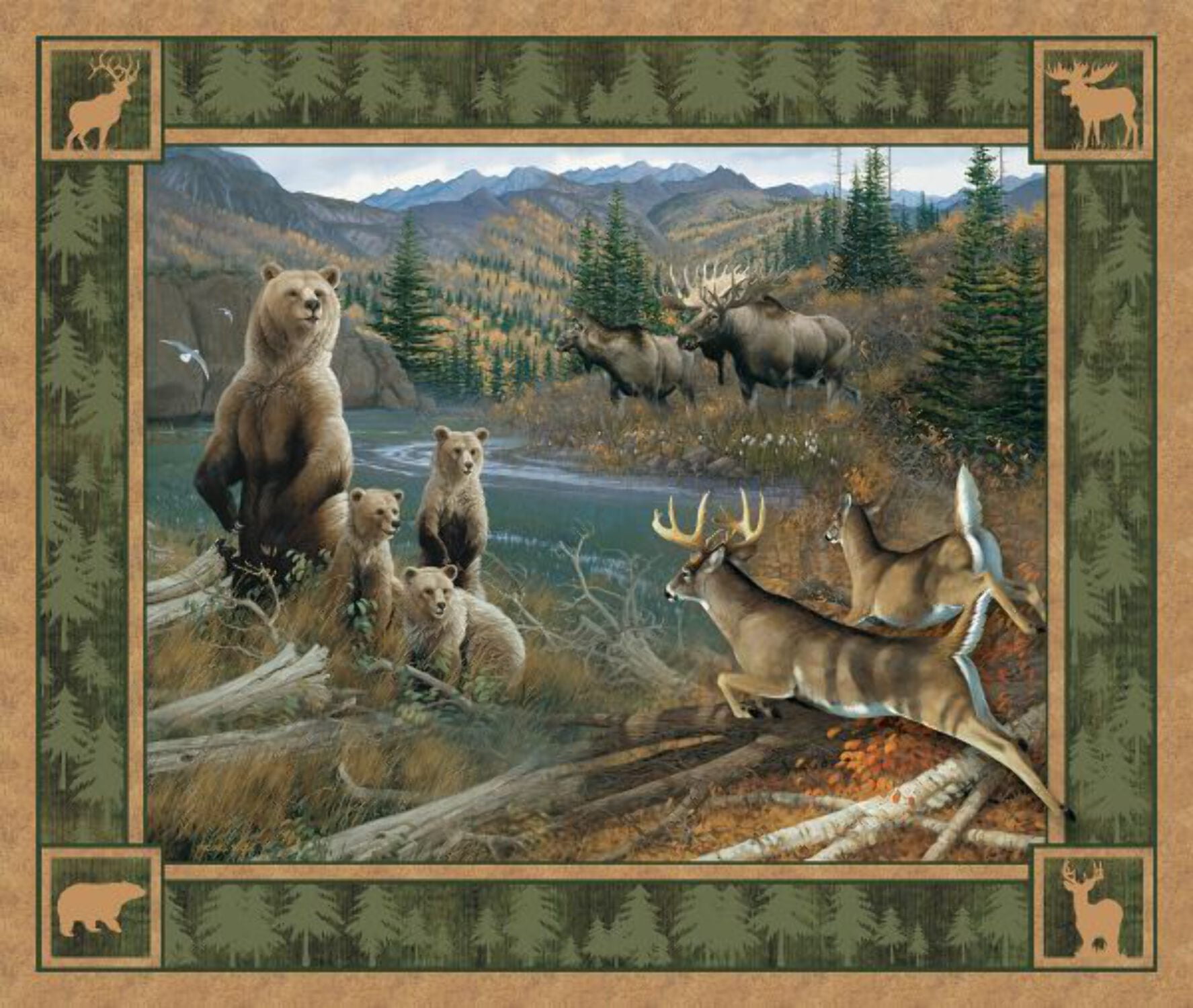 Northern Rim Panel Fabric - Walmart.com