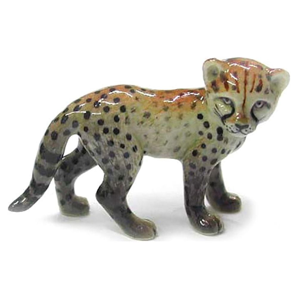 Northern Rose Cheetah Cub Animal Hand-painted - Home Decor Animal ...