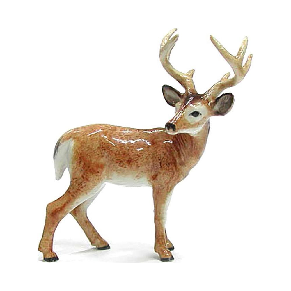 Deer Buck - miniature porcelain figurine - Walmart.com