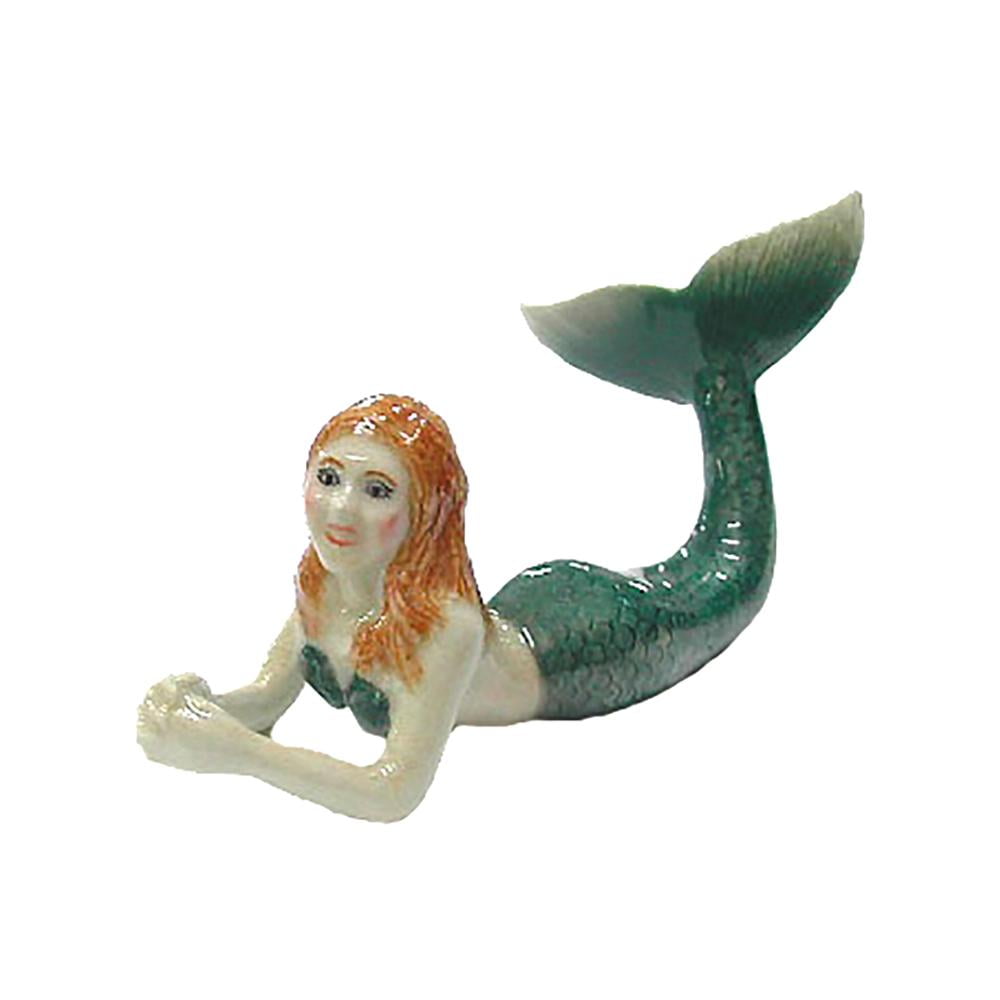 Northern Rose Green Mermaid Hand-painted - Home Decor Reptile Birthday ...
