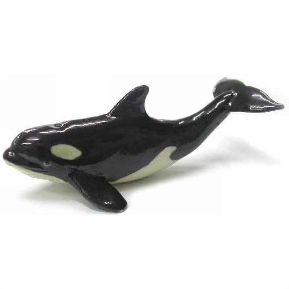 Orca Whale Calf - miniature porcelain figurine - Walmart.com