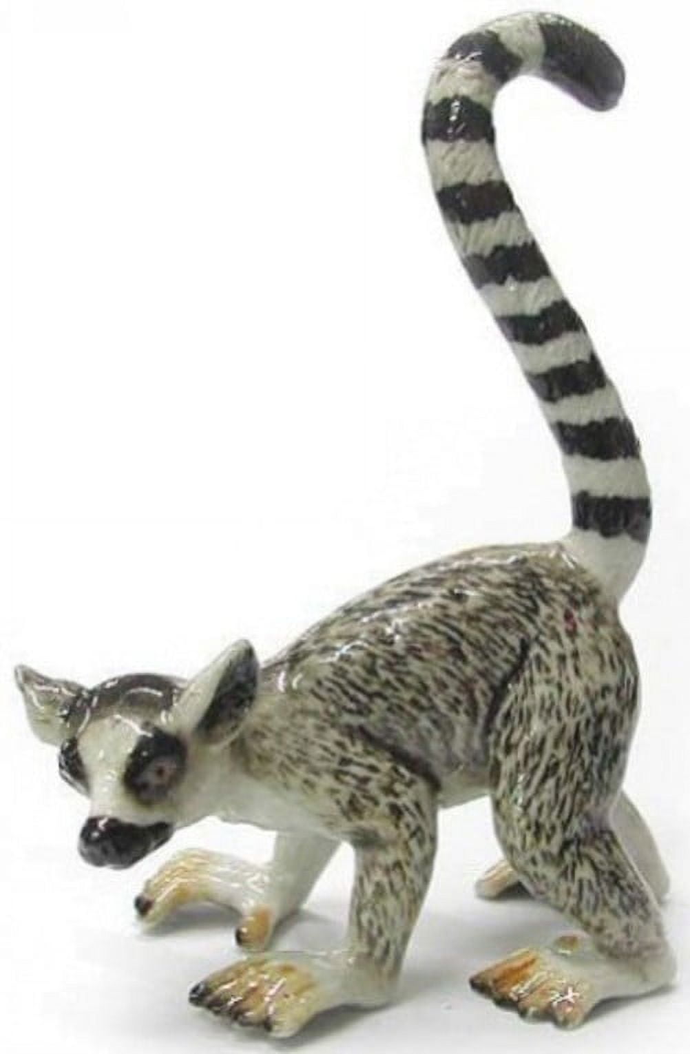 Northern Rose African Ring-tailed Lemur Hand-painted - Home Decor ...