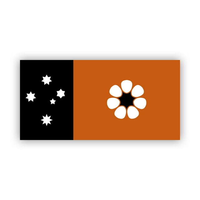 Northern Territory Flag Sticker Decal - Self Adhesive Vinyl - Weatherproof - Made in USA - nt ...
