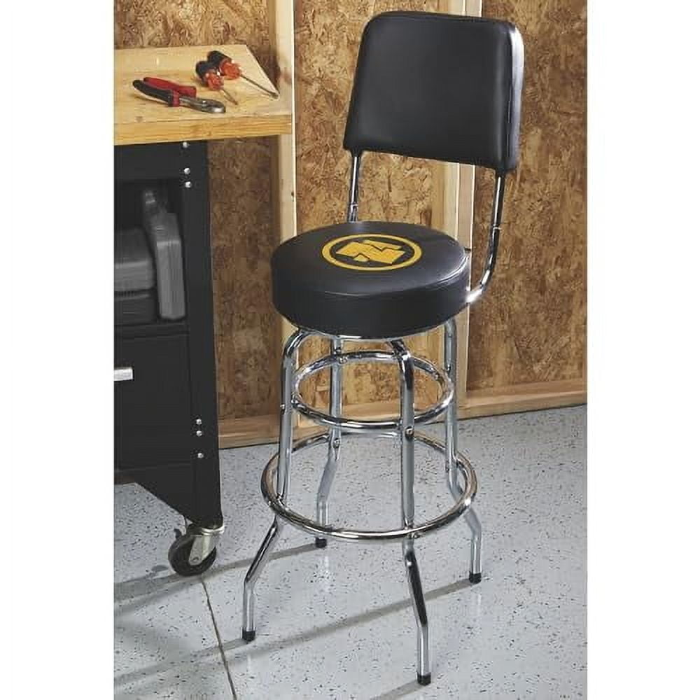Northern Tool Shop Stool with Backrest, 300-Lb. Capacity - Walmart.com