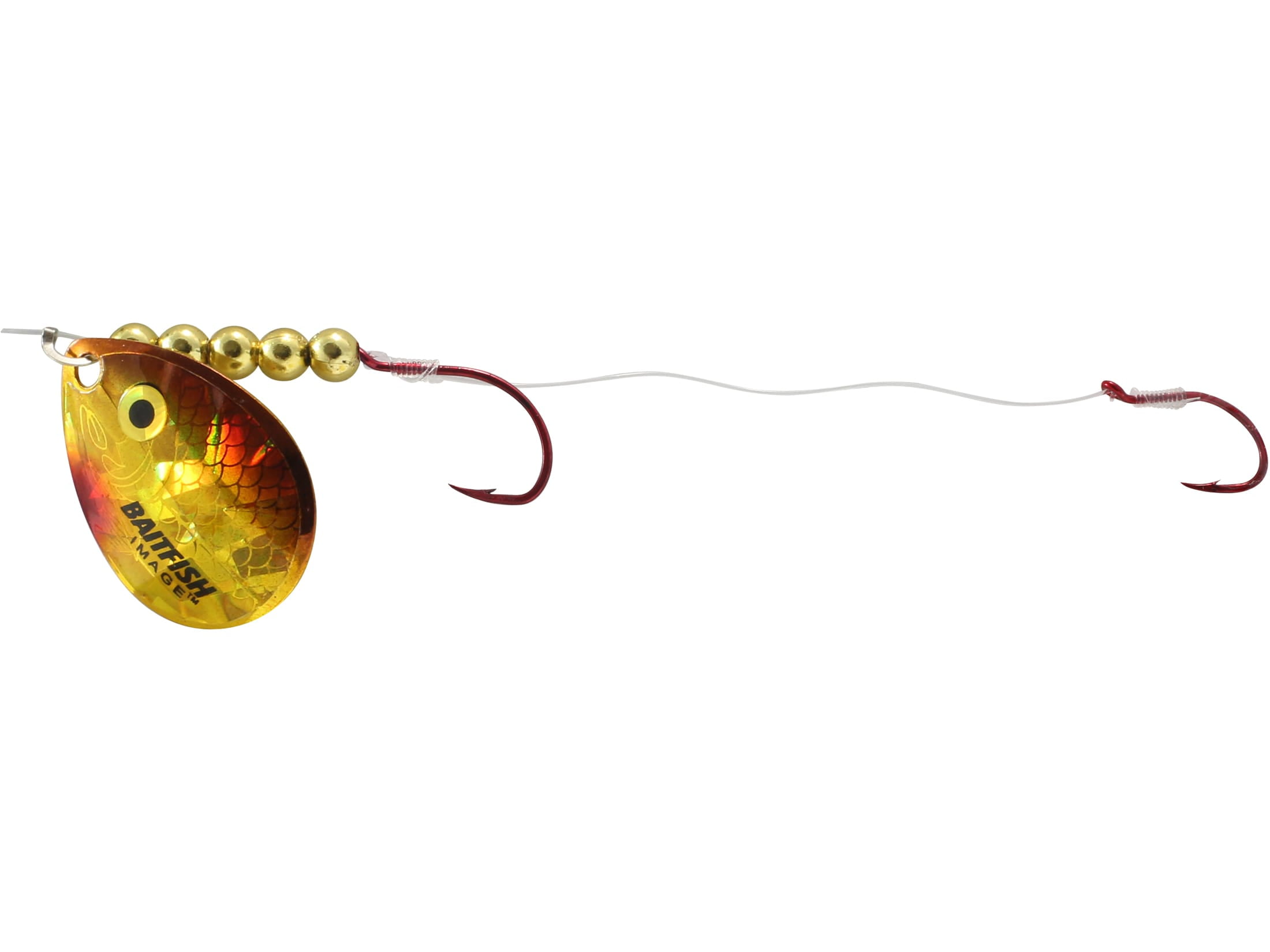 Northland Baitfish Spinner Harness Rig #3 Gold Shiner 3PK - Walmart.com