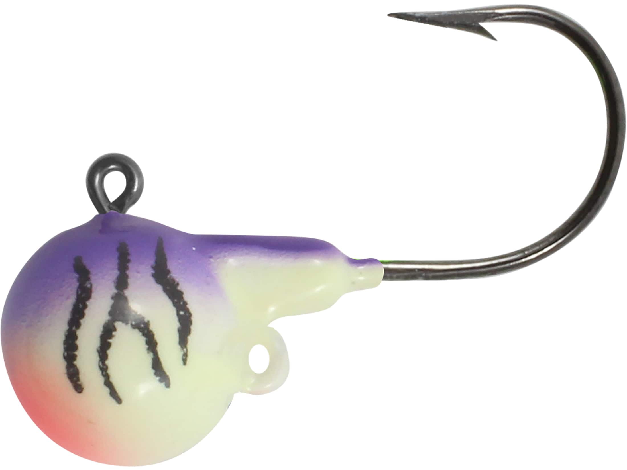 Northland Fire-Ball 1/8oz Round Ball Jighead Uv Purple Tiger - Walmart.com