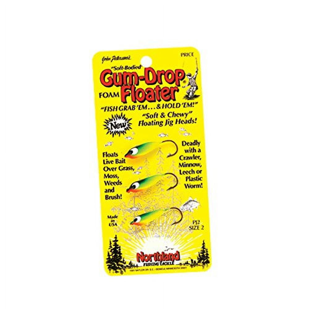 Northland Fishing Tackle Gum-Drop Floater Jig Head, Floating Jig ...