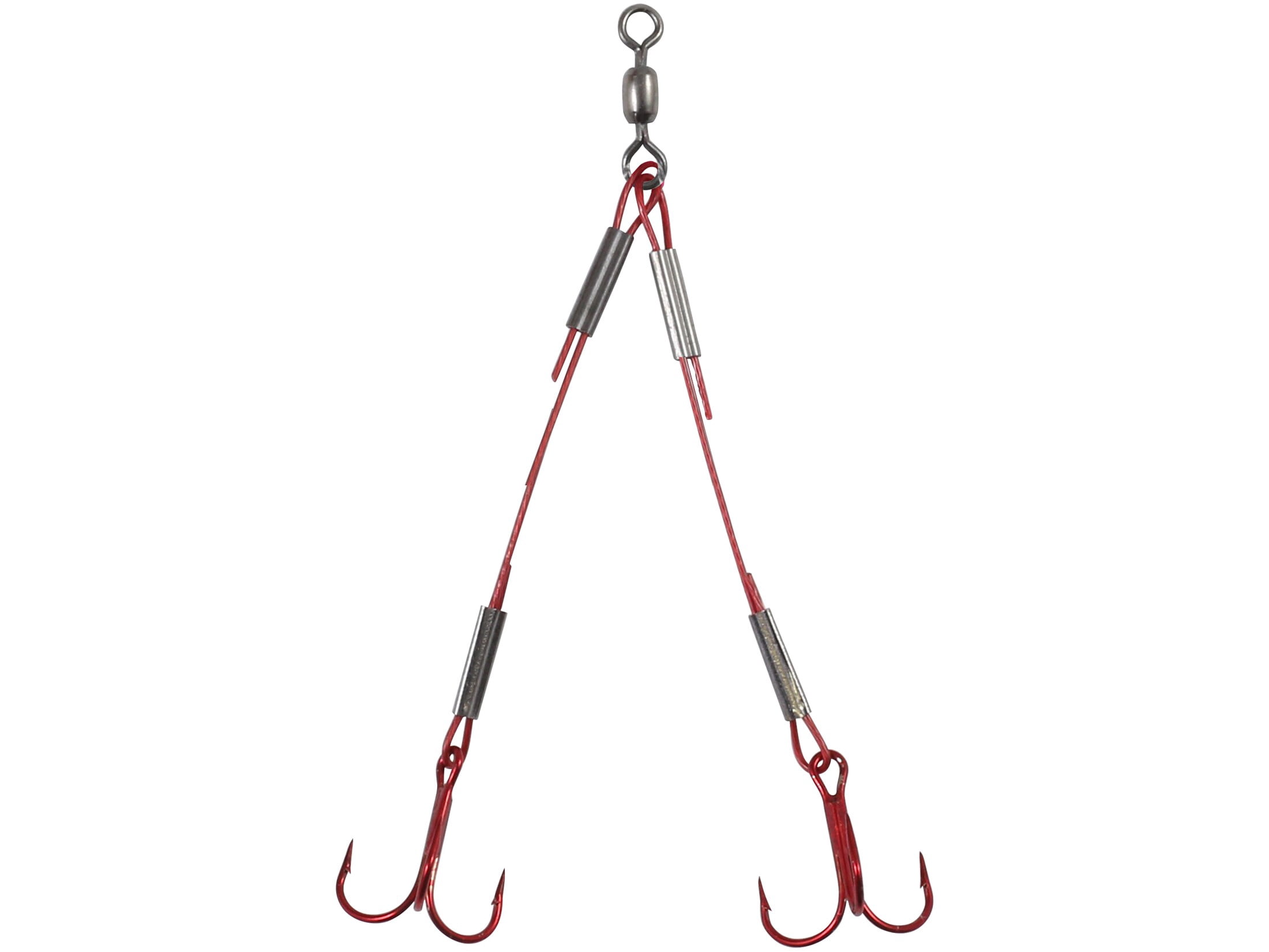 Northland Mini Predator Rig Wire Unweighted #8 Red - Walmart.com