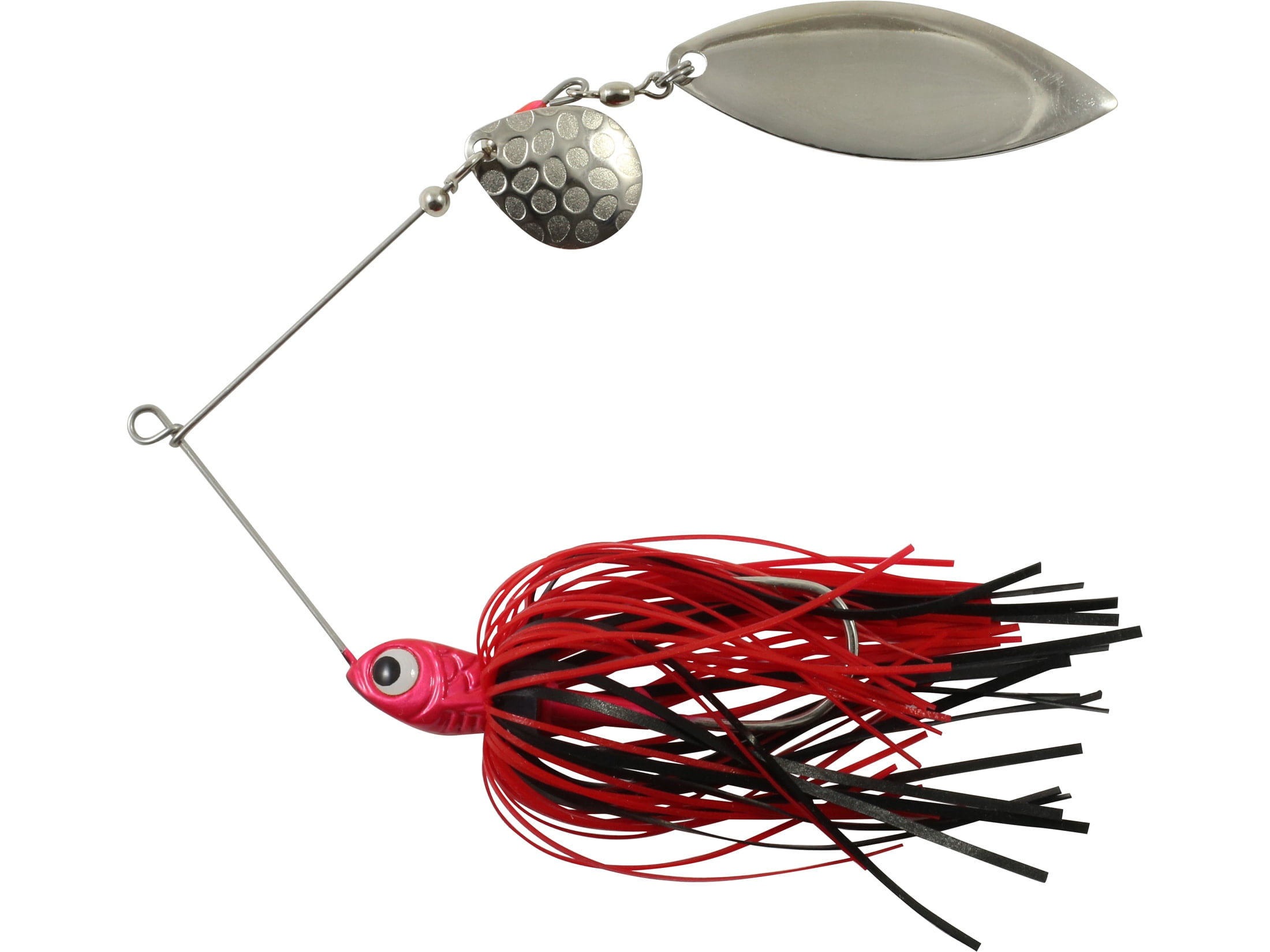 Northland Reed-Runner Classic Tandem Spinnerbait 3/8oz Red Shad Nickel ...